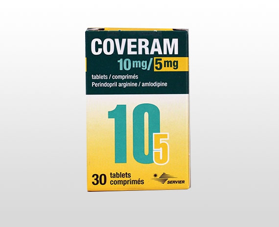 COVERAM 10 MG/ 5 MG 30 TABLETS | Rosh Medical Company